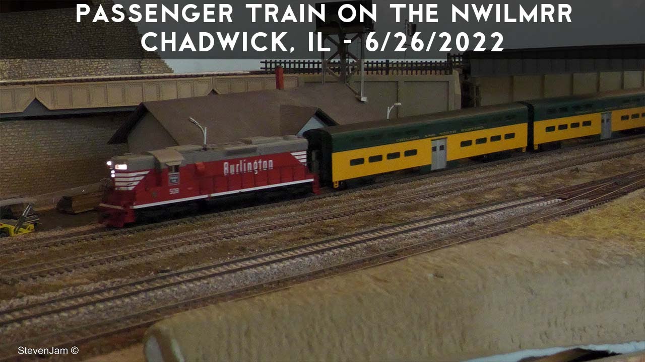 CB&Q 508, Burlington Northern Executive Units, SD40N Passenger Trains ...