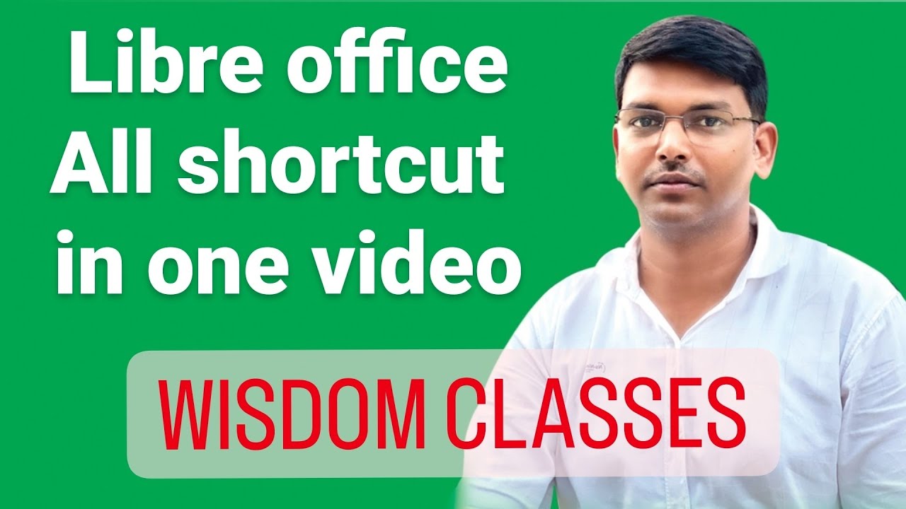 libre Office shortcut . Learn with wisdom classes - YouTube