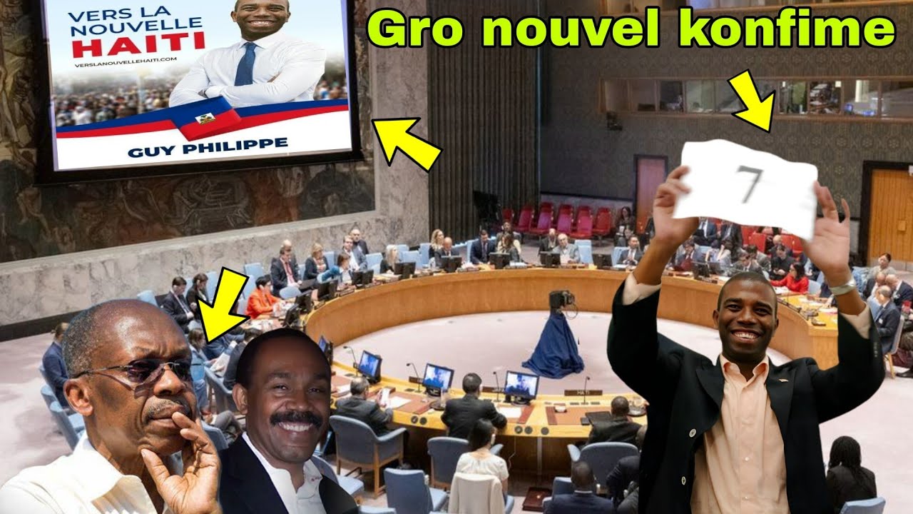 18 décembre 2024 ONU vote pou Guy Philippe Prezidan Stanley Lucas ...