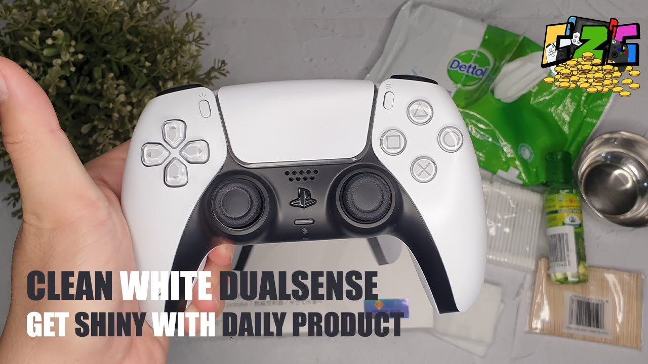 TIPS : CLEAN YOUR (DIRTY) WHITE PS5 Dual Sense with EUCALYPTUS OIL ...