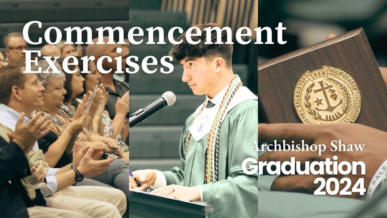 Commencement Exercises | Graduation 2024 | Archbishop Shaw H.S. - YouTube