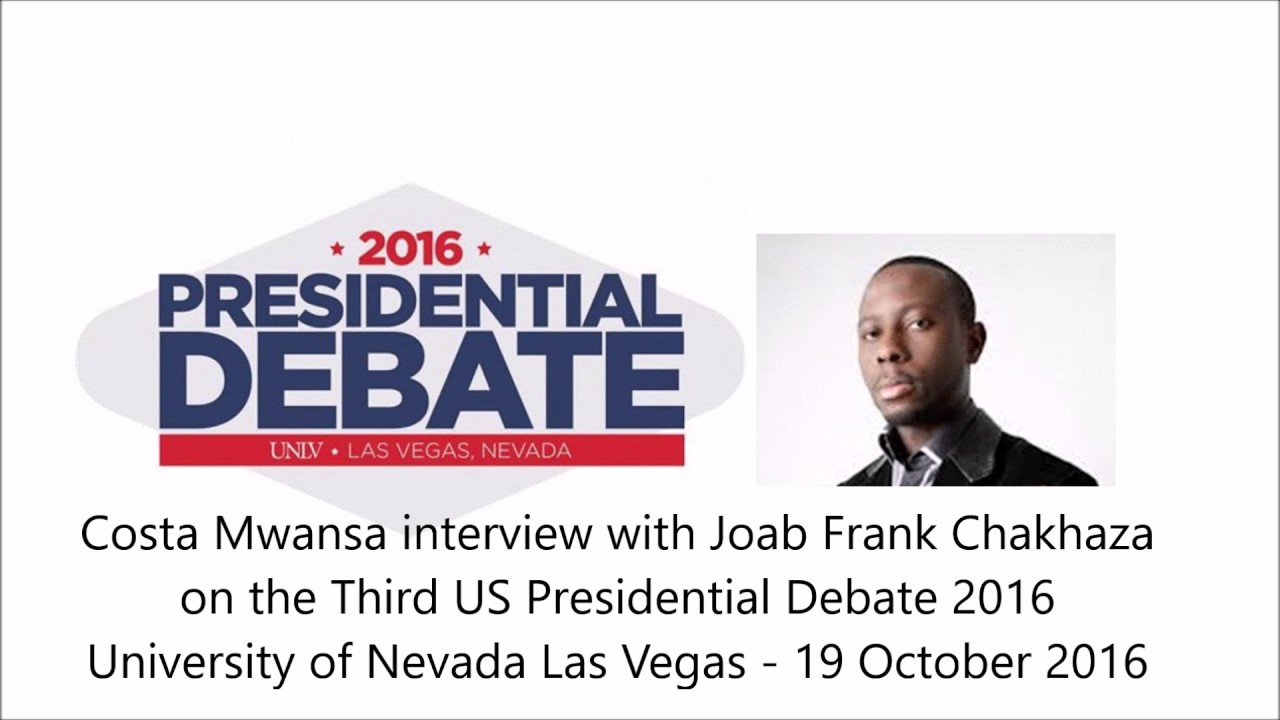 Costa Mwansa interview with Joab Frank Chakhaza on the Third US ...