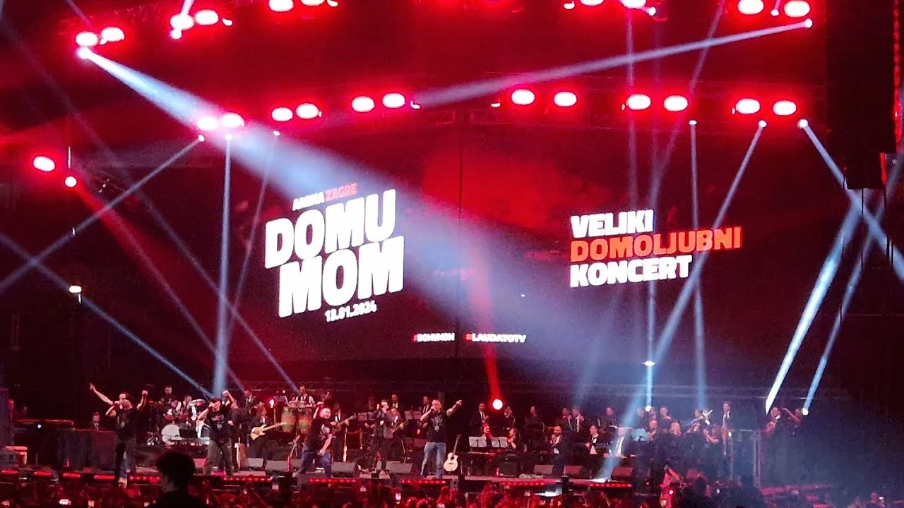 DOMU MOM - veliki Domoljubni koncert, Arena Zagreb, 13.01.2024. - YouTube