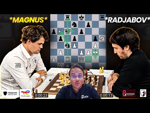 Magnus Carlsen tries the risky Jobava London against Teimour Radjabov | World Blitz 2025