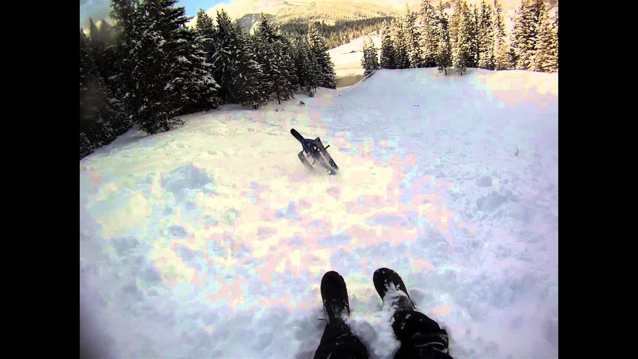 Huge Sled Crash - YouTube