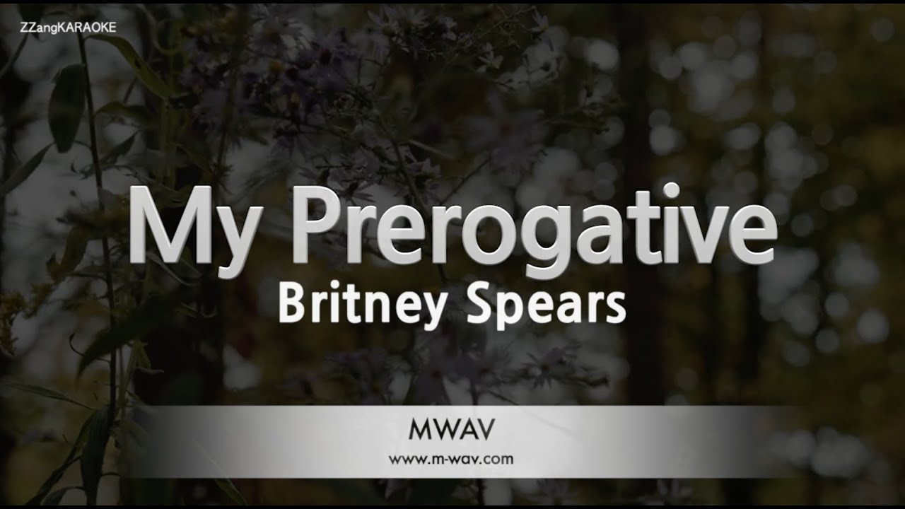 Britney Spears-My Prerogative (Melody) [ZZang KARAOKE] - YouTube Music