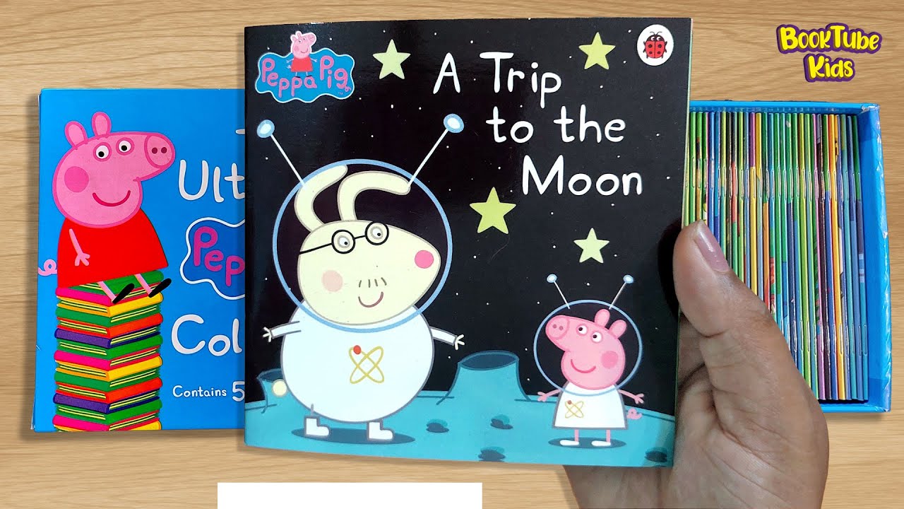 🐷PEPPA PIG : A TRIP TO THE MOON 28 | Kids Books Read Aloud - YouTube