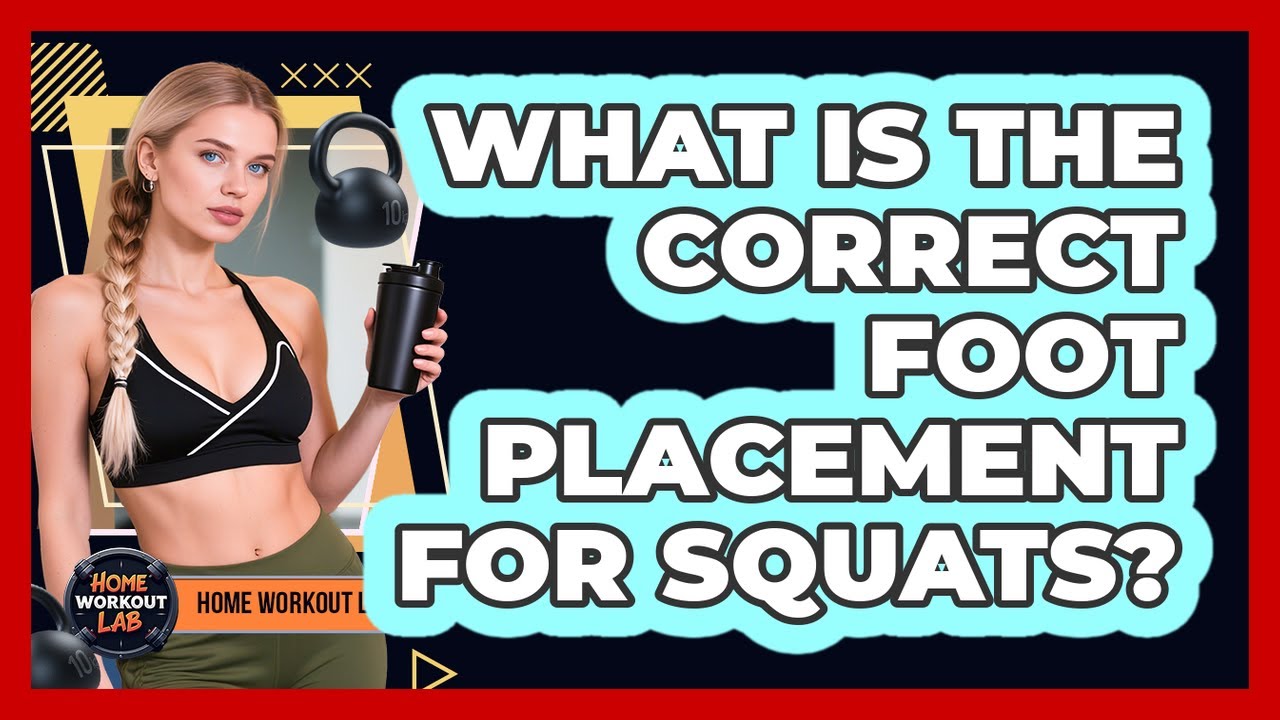 What Is The Correct Foot Placement For Squats? - YouTube