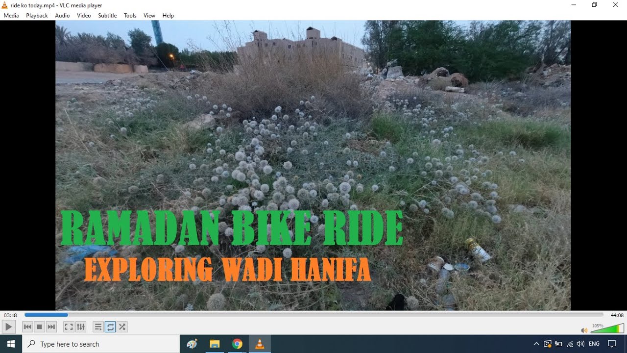 RAMADAN BIKE RIDE - SOLO BIKE TRAIL EXPLORE WADI HANIFA - YouTube