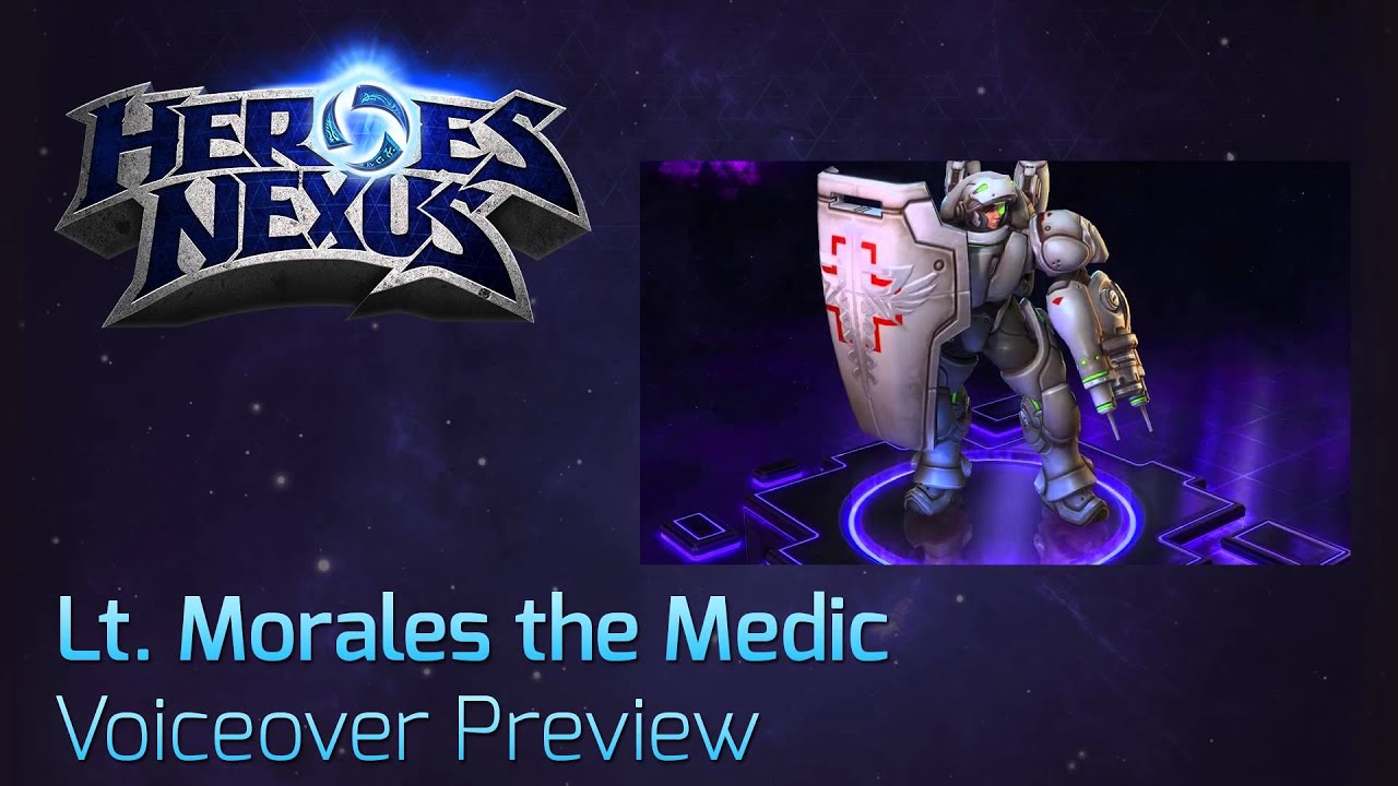 Lt. Morales the Medic Hero Voiceovers - Heroes of the Storm - YouTube