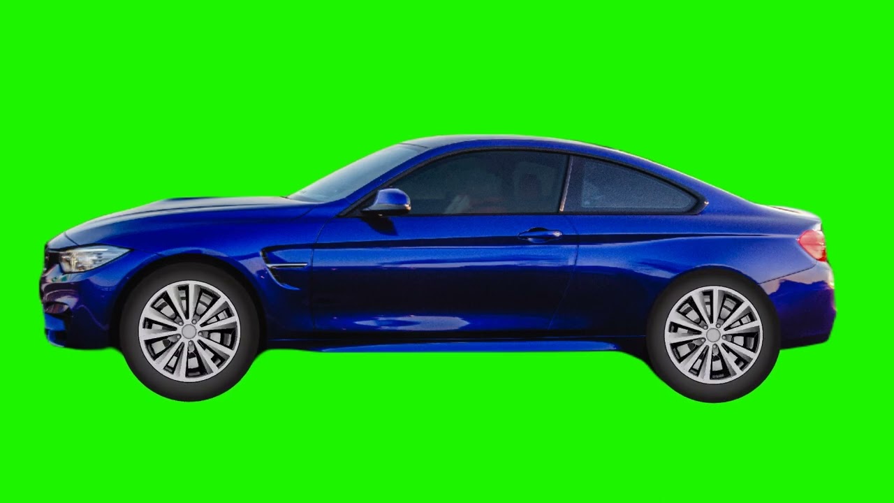 Real Blue Car with wheels moving forward | #nocopyright #fullhd # ...