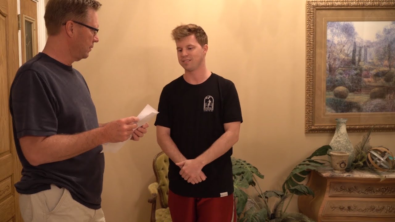 dad walked in on me during bachelorette audition video - YouTube