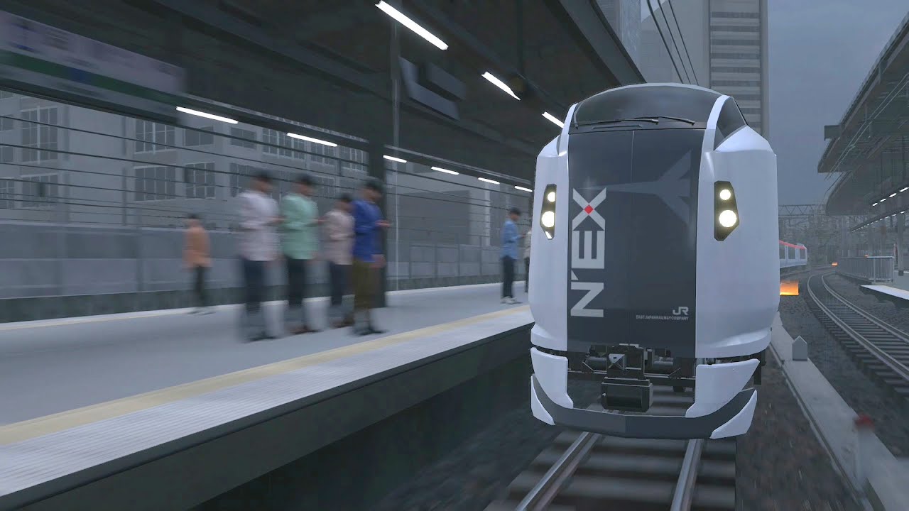 전차로 GO!! 달려라 야마노테선 - E259계 차량 나리타 익스프레스 우천 주행 (Densha de GO!! はしろう山手線 / PS4) - YouTube