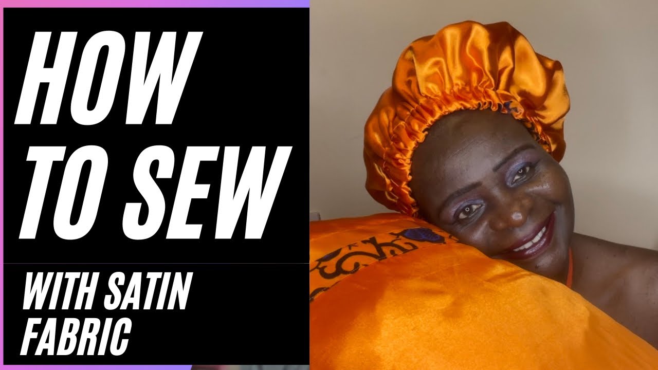 How To Sew With Satin Material - YouTube