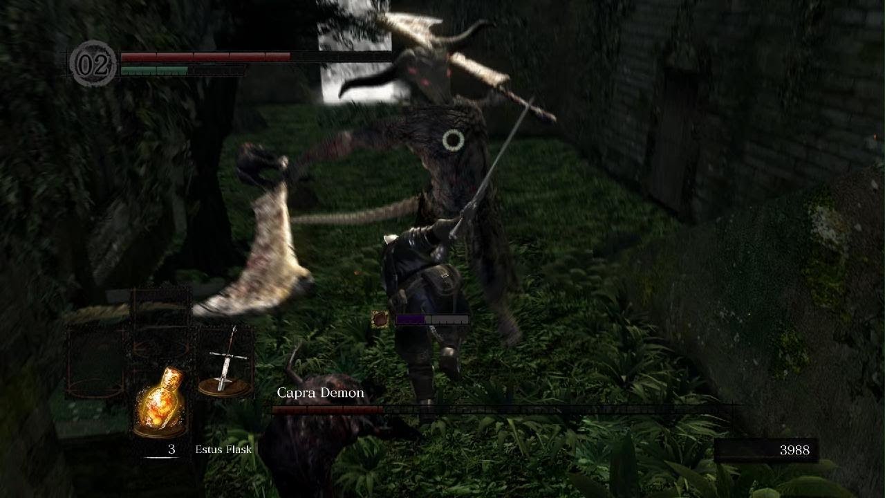 DARK SOULS: REMASTERED - Capra Demon - YouTube