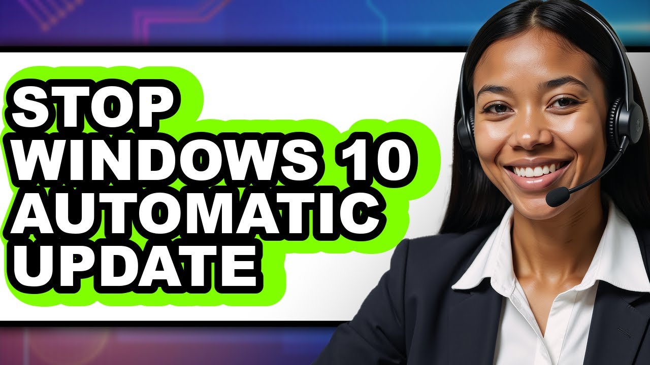 How to Stop Windows 10 Automatic Update - Easy Guide - YouTube