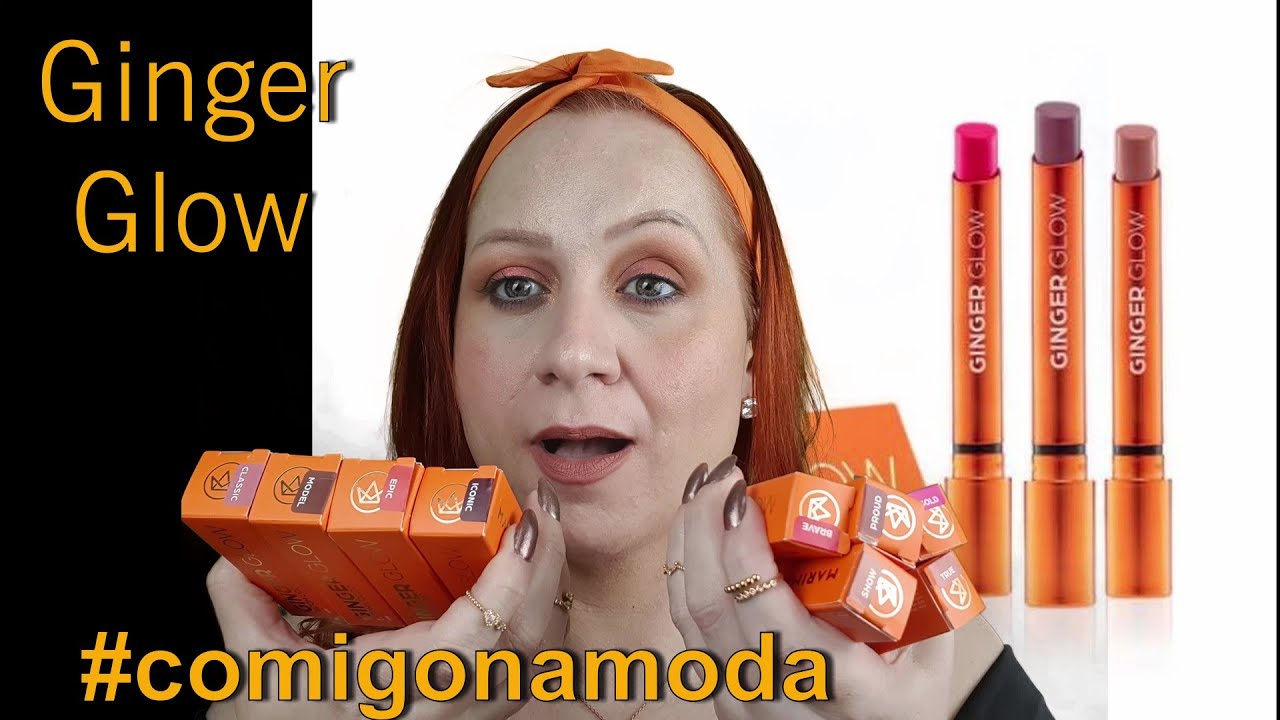 TODOS OS BATONS DA COLEÇÃO GINGER GLOW🧡 ( STICKS E LÍQUIDOS💄)- MARI ...