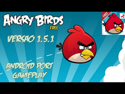 Angry Birds Free (Versão 1.5.1) - Android Port Gameplay - YouTube