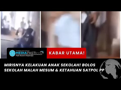 Mirisnya Kelakuan anak sekolah ! Bolos Sekolah Malah Mesum & ketahuan Satpol PP