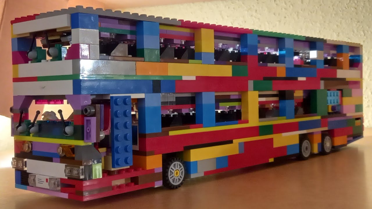 Lego Model 82 Seater Double Decker Coach Build ......Scotland......2023 ...