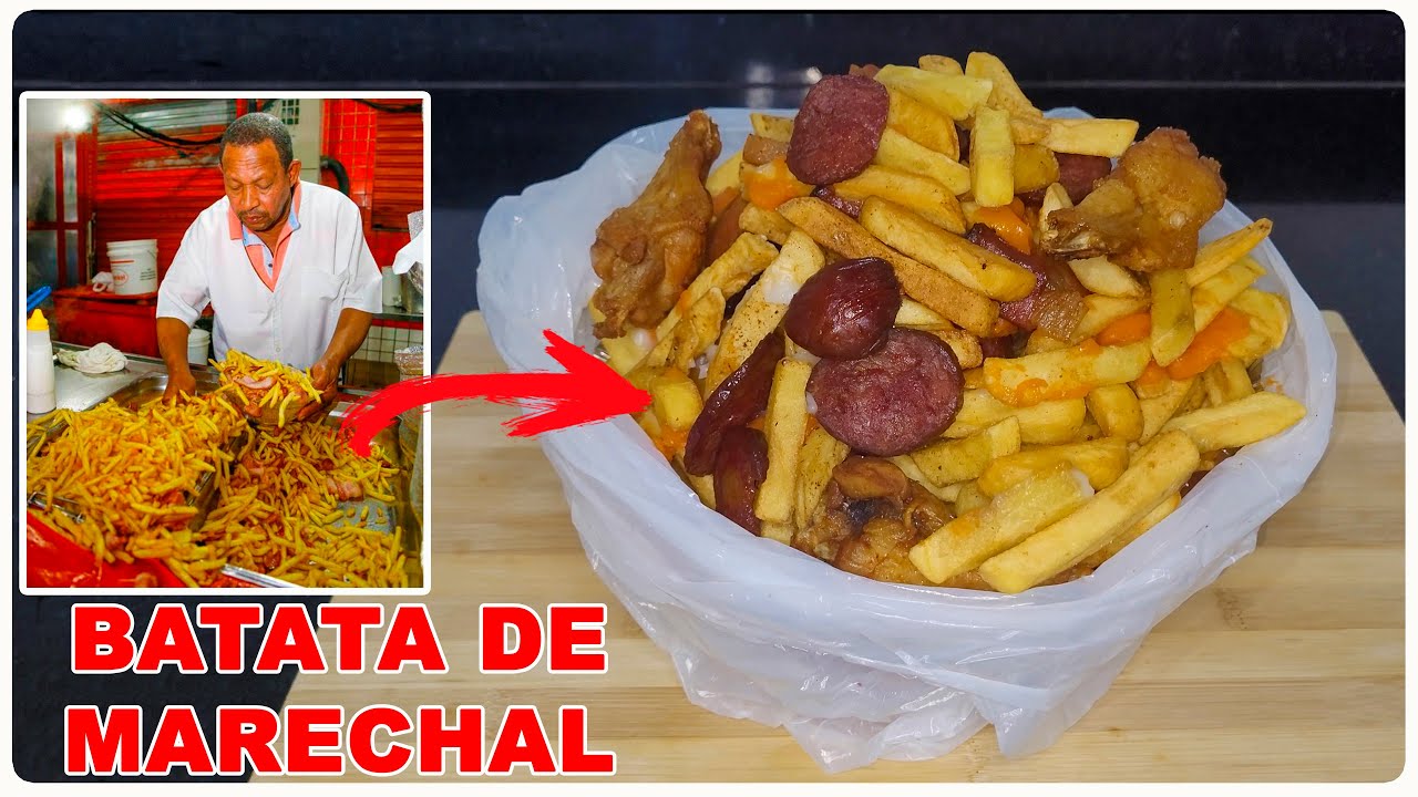 FIZ A FAMOSA BATATA FRITA DE MARECHAL HERMES - YouTube