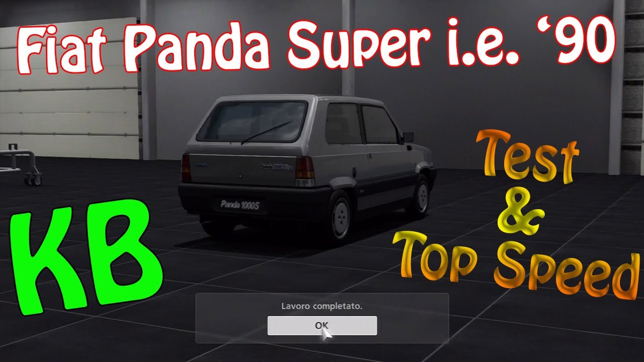Fiat Panda Super i.e. '90 - Top Speed and Test GT6 - YouTube