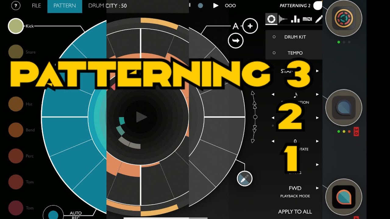 All 3 Patterning apps at the same time! - YouTube