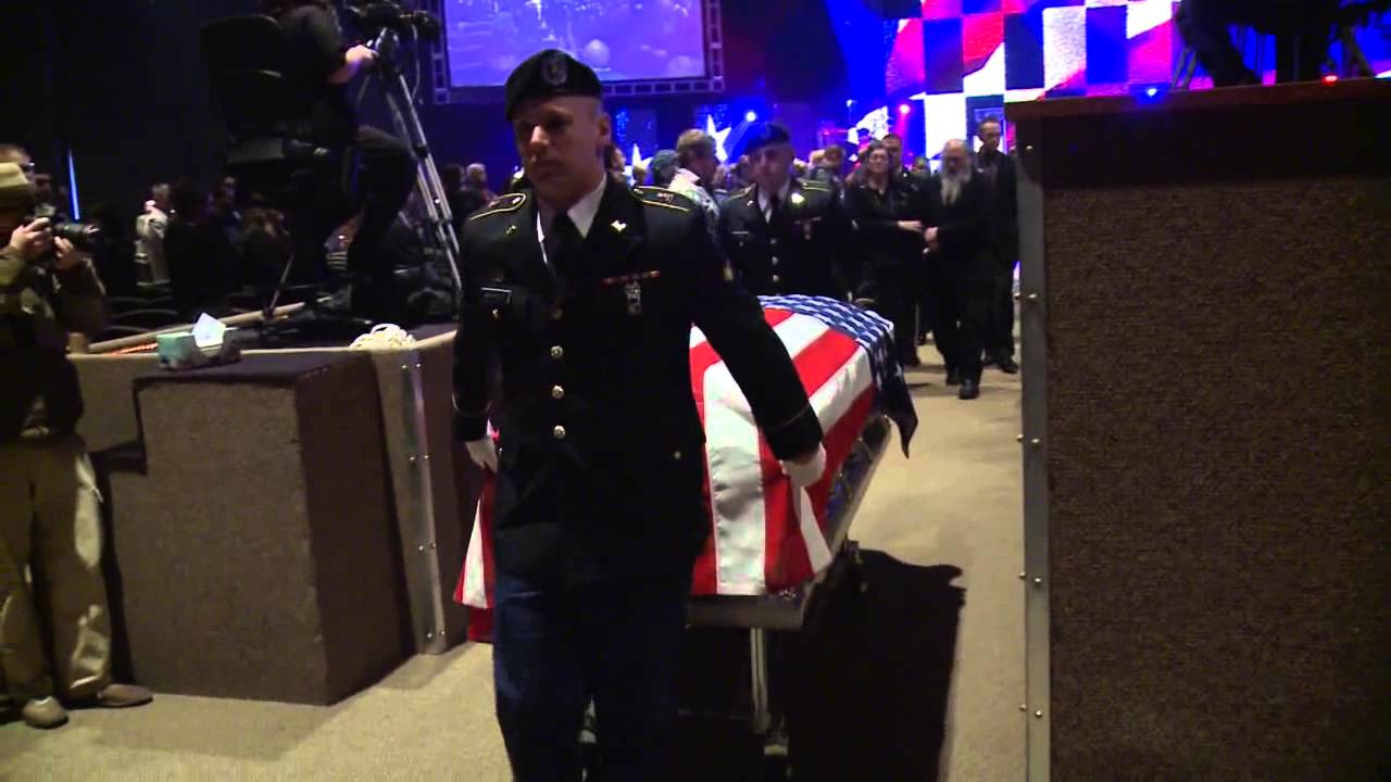[1.14] Emotion funeral service for US Army Staff Sgt. Jesse Lee ...