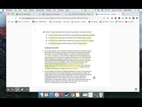 How to Answer Author's Purpose Multiple Choice Questions - YouTube
