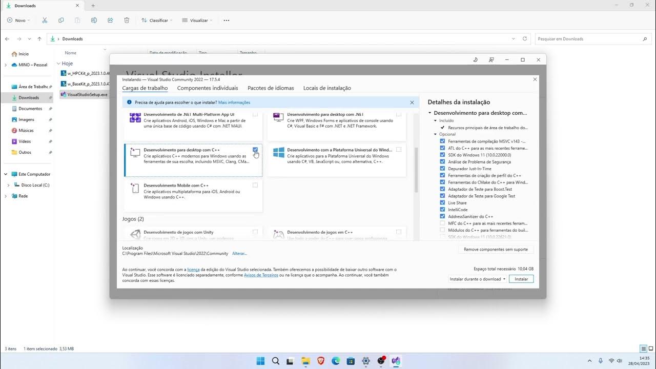 How to install Visual Studio 2022 with C++ Developer Tools - YouTube
