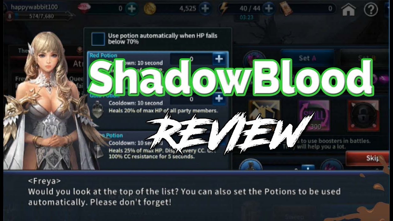 Shadowblood review [Android/iOS] and Gameplay - YouTube