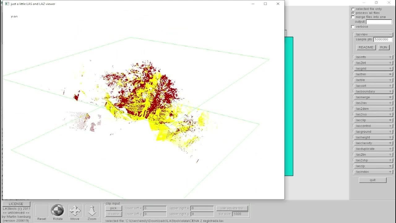TUTORIAL: Processamento de nuvens de pontos em CloudCompare e Lastools ...
