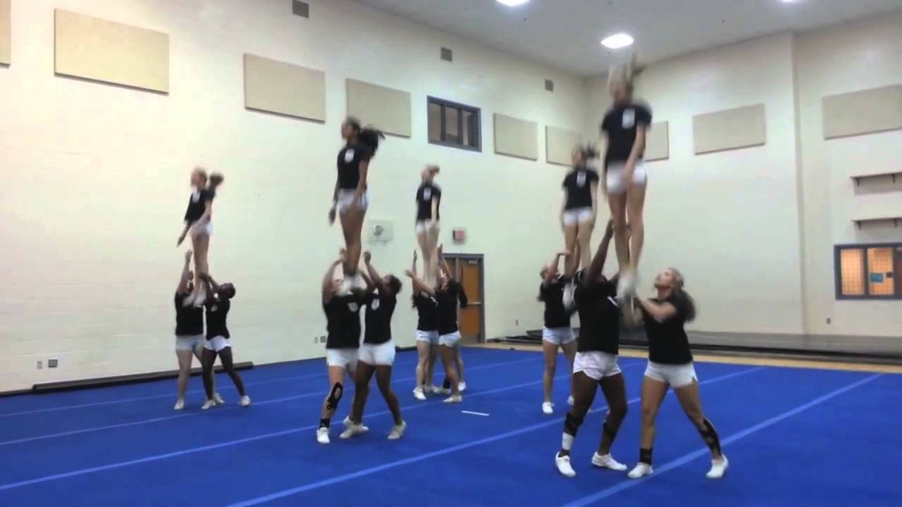 Houston County High cheerleaders prepare for state - YouTube
