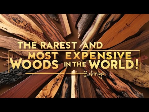 "The World's Most Expensive Woods: Rare & Luxurious Timber" - YouTube