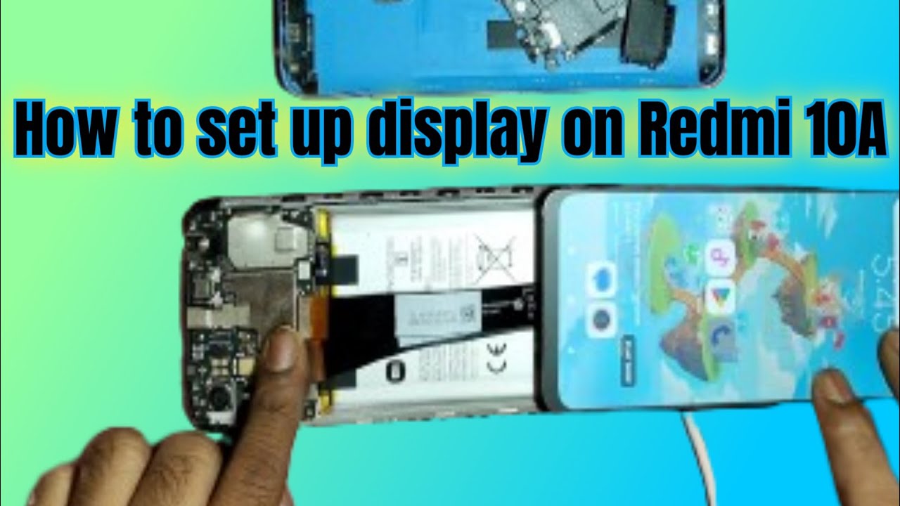 How to set up display on Redmi 10A Redmi 10a का डिस्प्ले कैसे बदले ...