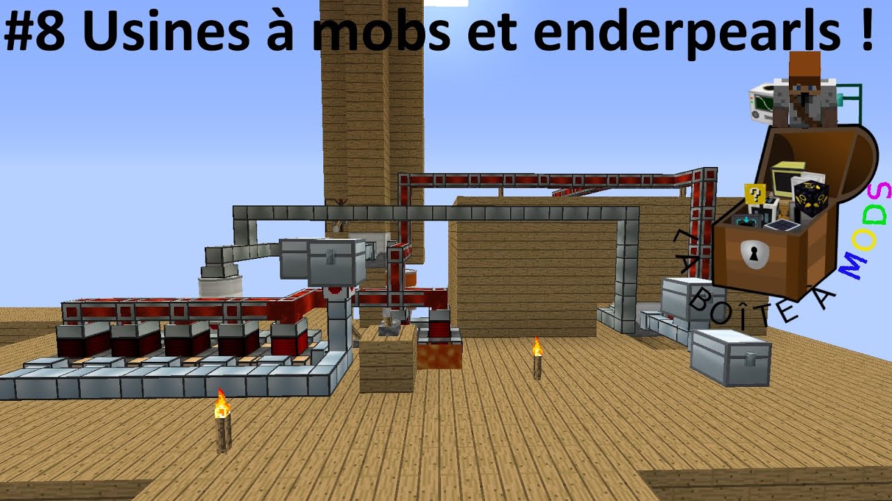 [FR] Minecraft : La boîte à mods E8 : Usine à mobs et à enderpearls ...