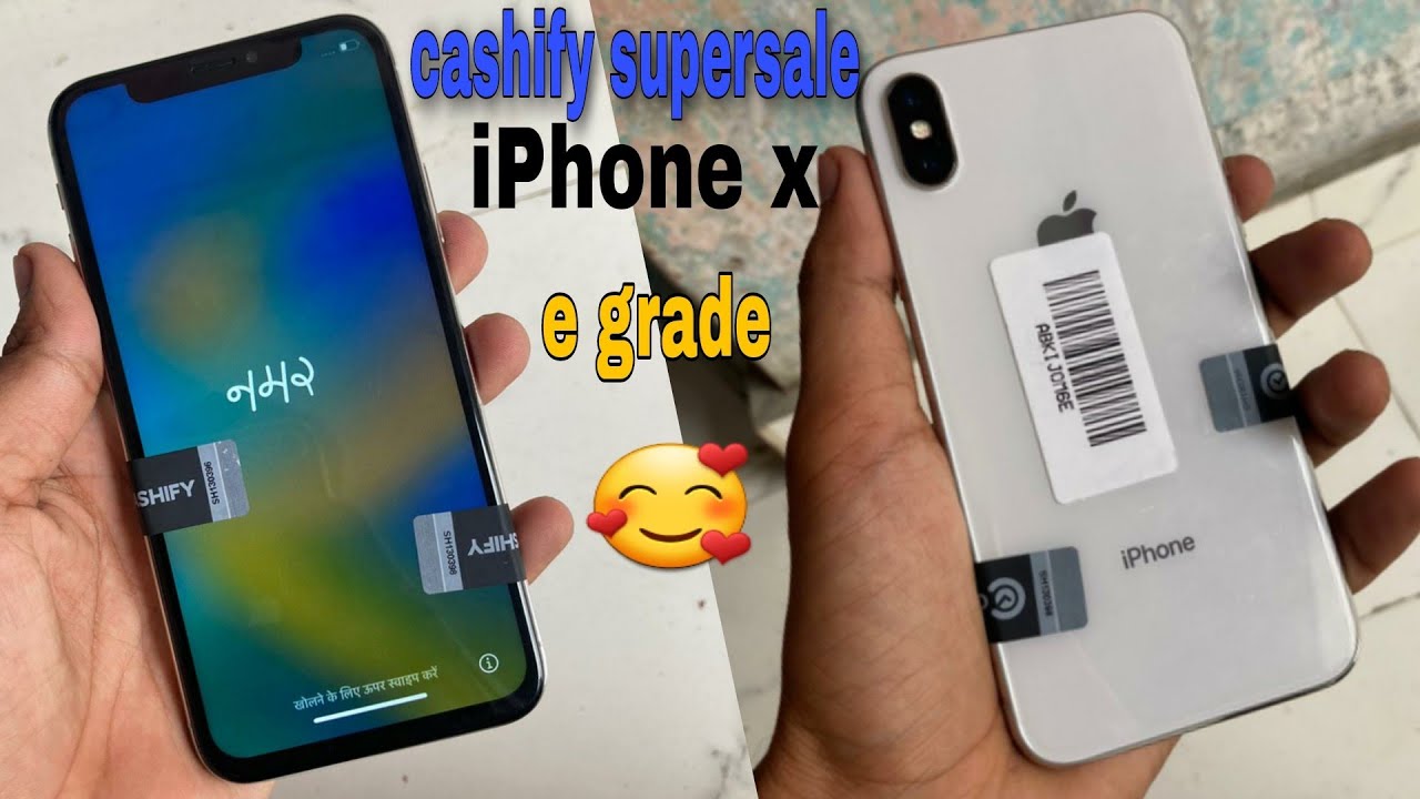 iphone x e grade only at ₹8609 - cashify supersale ekdam kadak 🤩 - YouTube