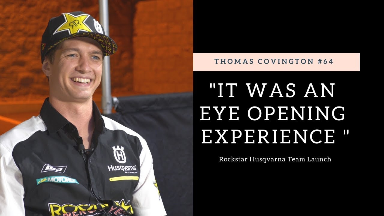 "It was eye opening" Thomas Covington Rockstar Racing Intro - Motocross ...