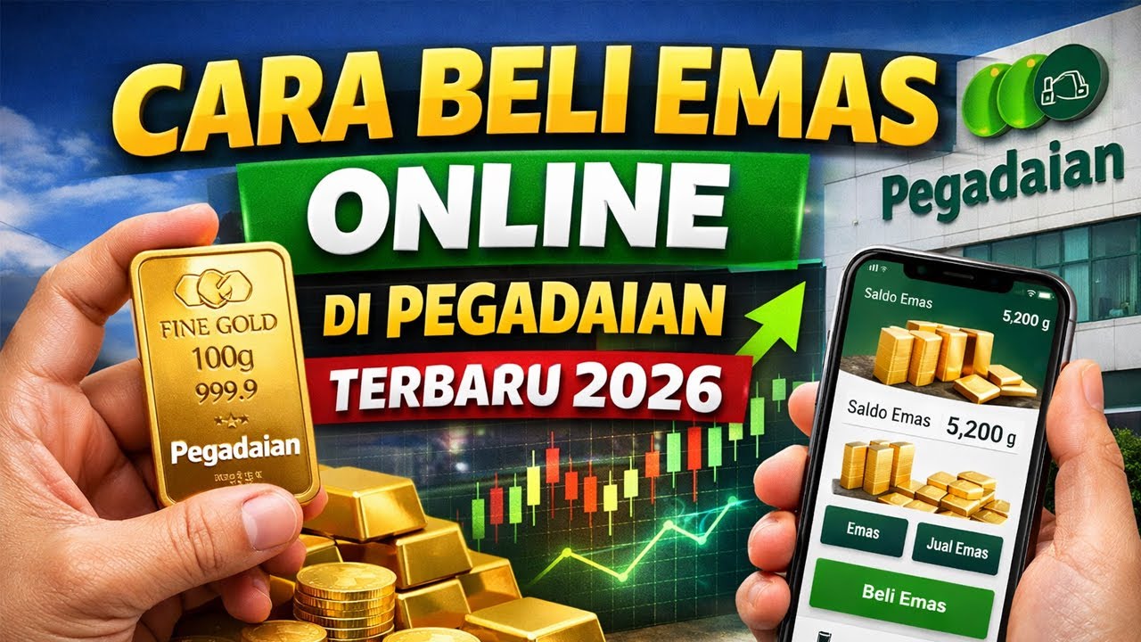 Cara Beli Emas Online Di Pegadaian Terbaru 2026 | BKD tutorials Nabung ...