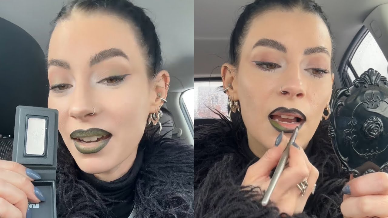 Car Makeup using a NEW MOB Beauty White Cream Clay Eyeshadow 🤍 - YouTube