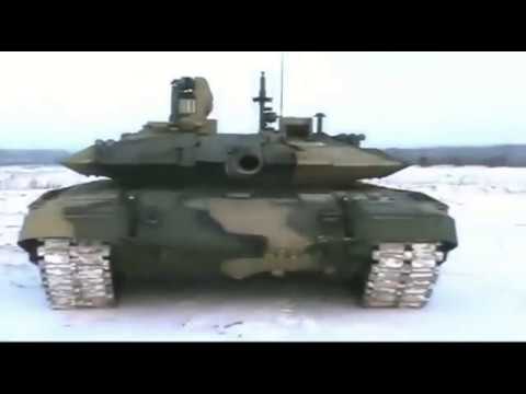 T90 Tank Demonstration in Snow - YouTube
