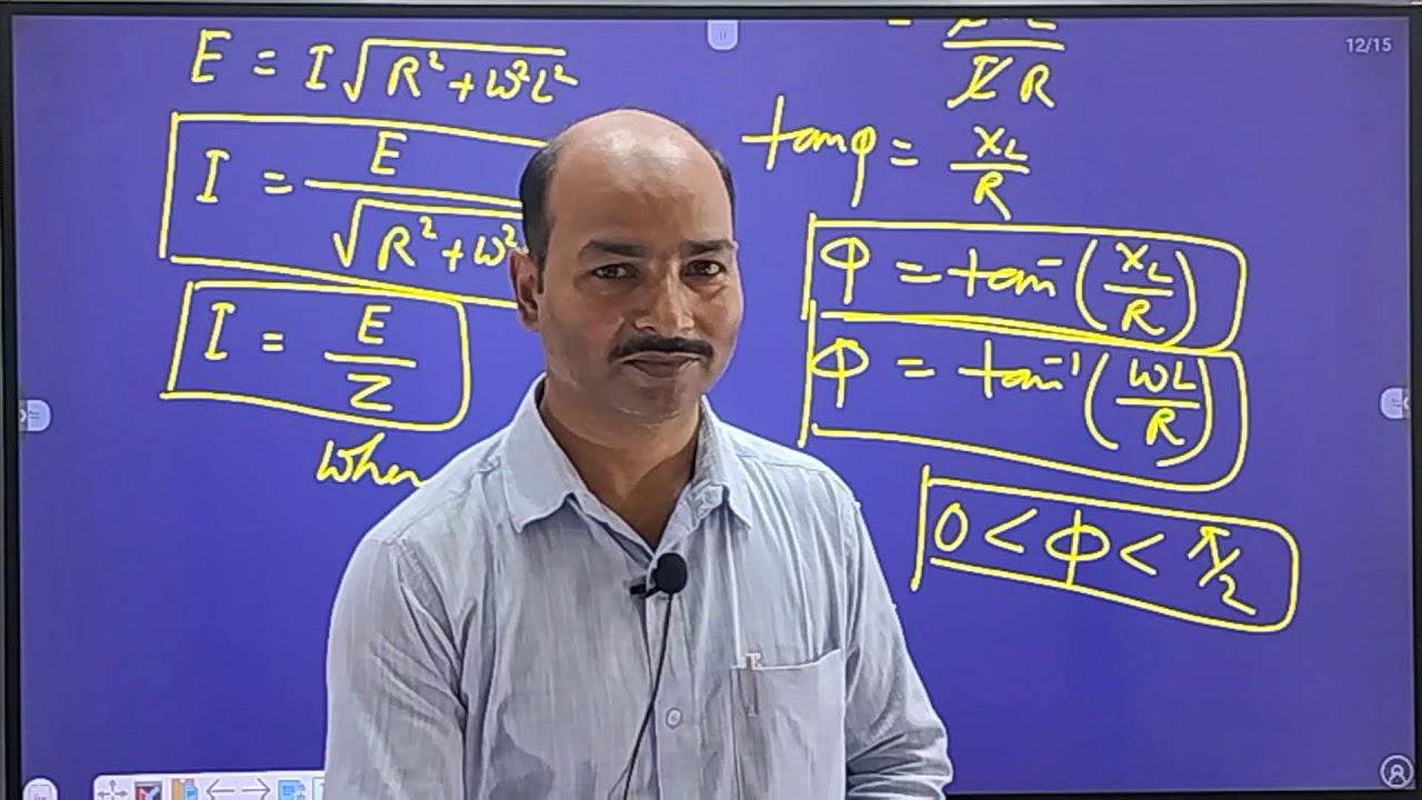 CLASS-12th | PHYSICS | ALTERNATING CURRENT | AC Through a resistor, LR ...