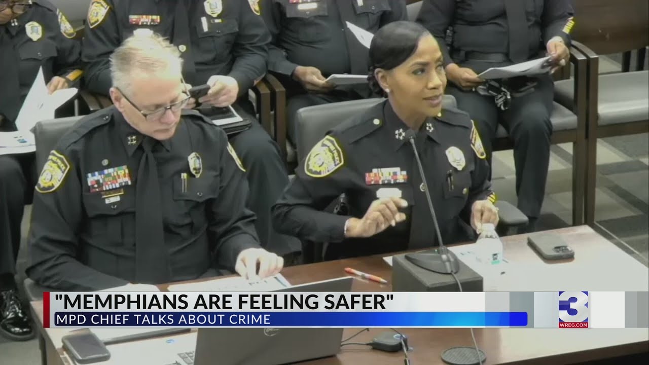'Memphians are feeling safer': says MPD Chief Davis about crime - YouTube