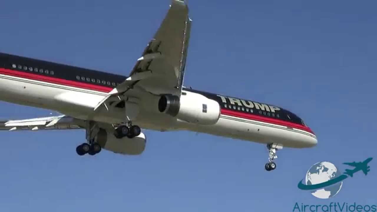 Donald Trump 757-2J4 [N757AF] - YouTube