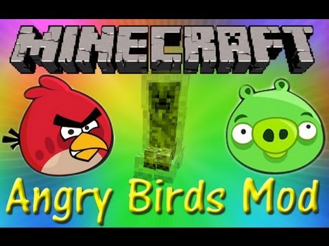 Minecraft Mod Review - Angry Birds (WIP) - YouTube