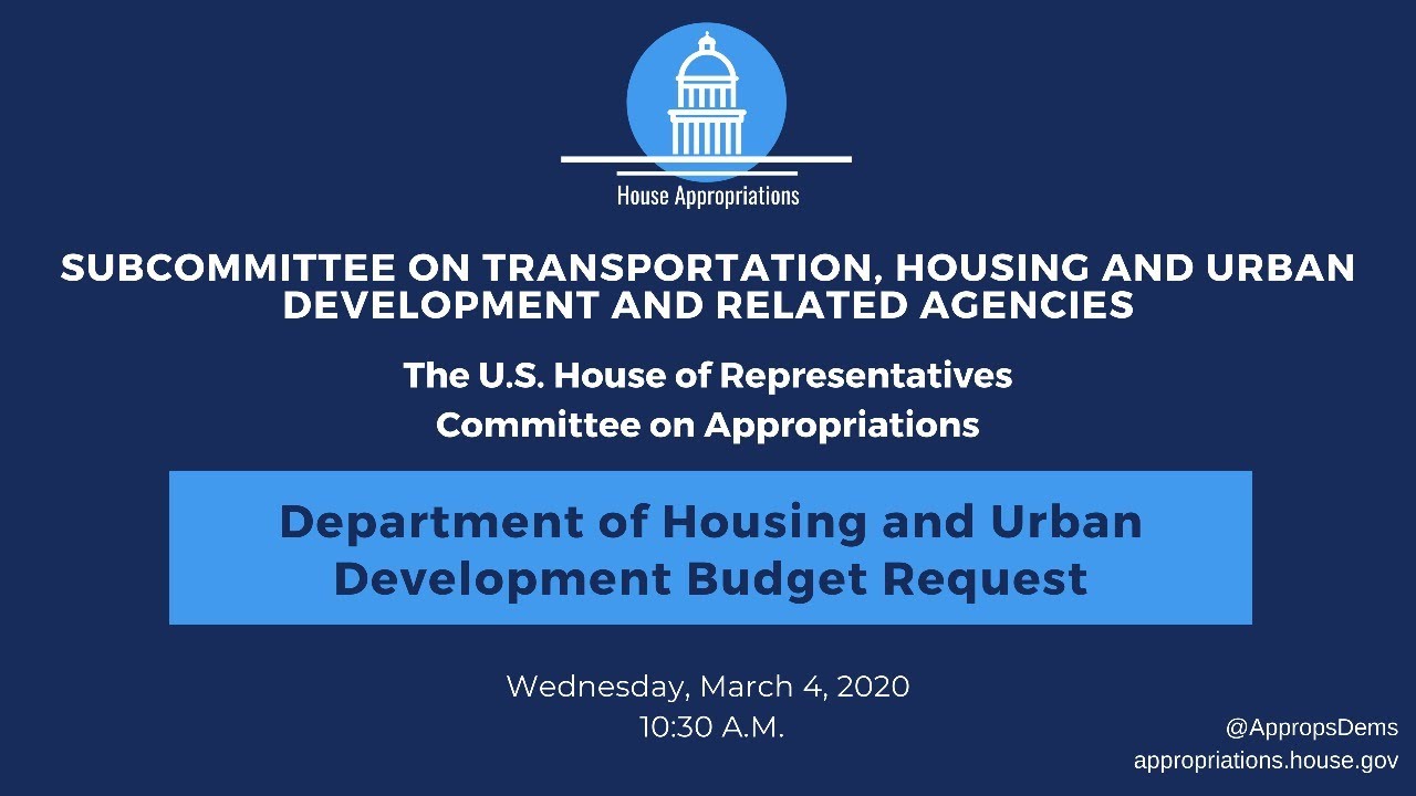 Department of Housing and Urban Development Budget Request for FY2021 ...