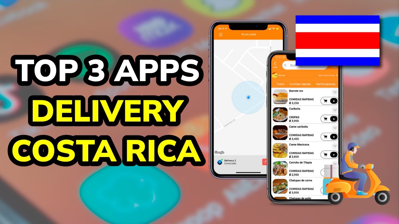 🥇 3 Mejores APPS para DELIVERY en COSTA RICA (2025) - YouTube