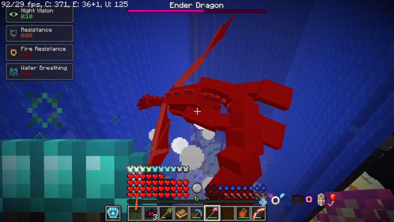 Minecraft: RLcraft - Air superiority against Ender dragon - YouTube