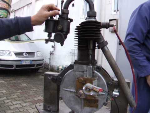 starting a clement engine 1902 - YouTube