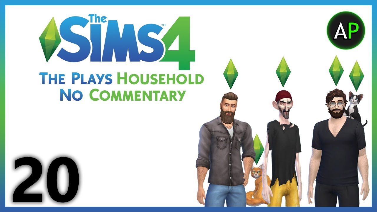 Let's Play Sims 4 (PC) - No Commentary - Part 20 - Plays Household ...